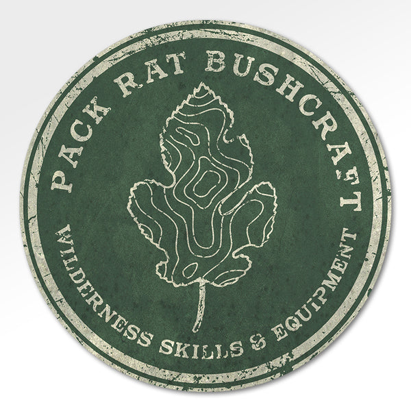 Pack Rat Bushcraft Sticker - Pack Rat Outdoor Center